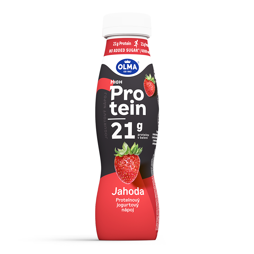 High Protein nápoj jahoda | OLMA