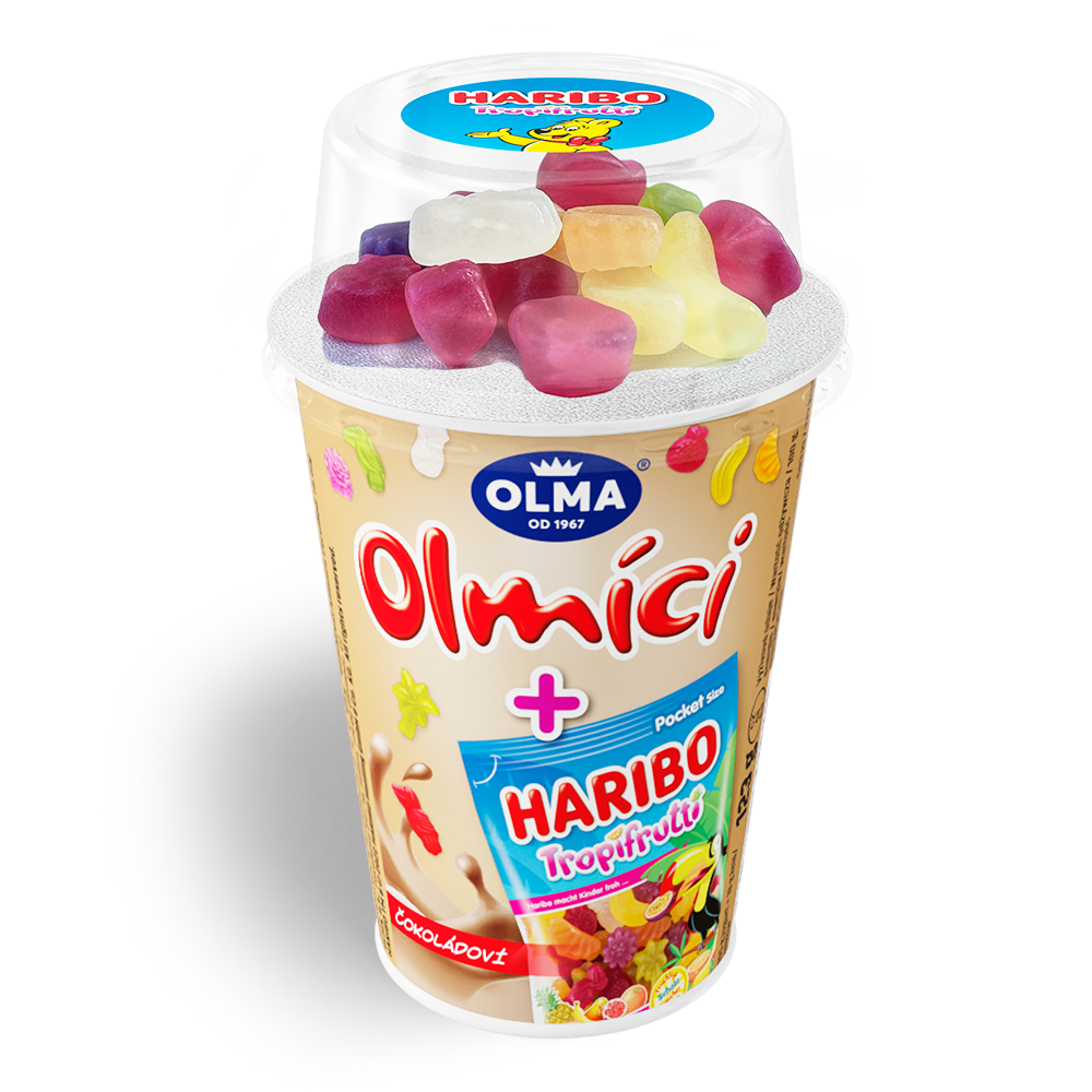Olmíci Haribo Tropifrutti Čokoláda | OLMA